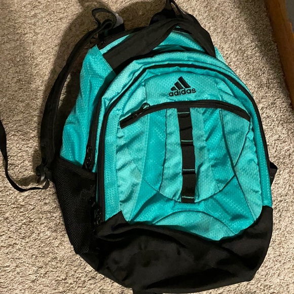 adidas | Bags | Green Adidas Backpack | Poshmark